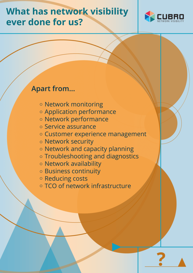 Campaign overview of Cubro Network Visibility