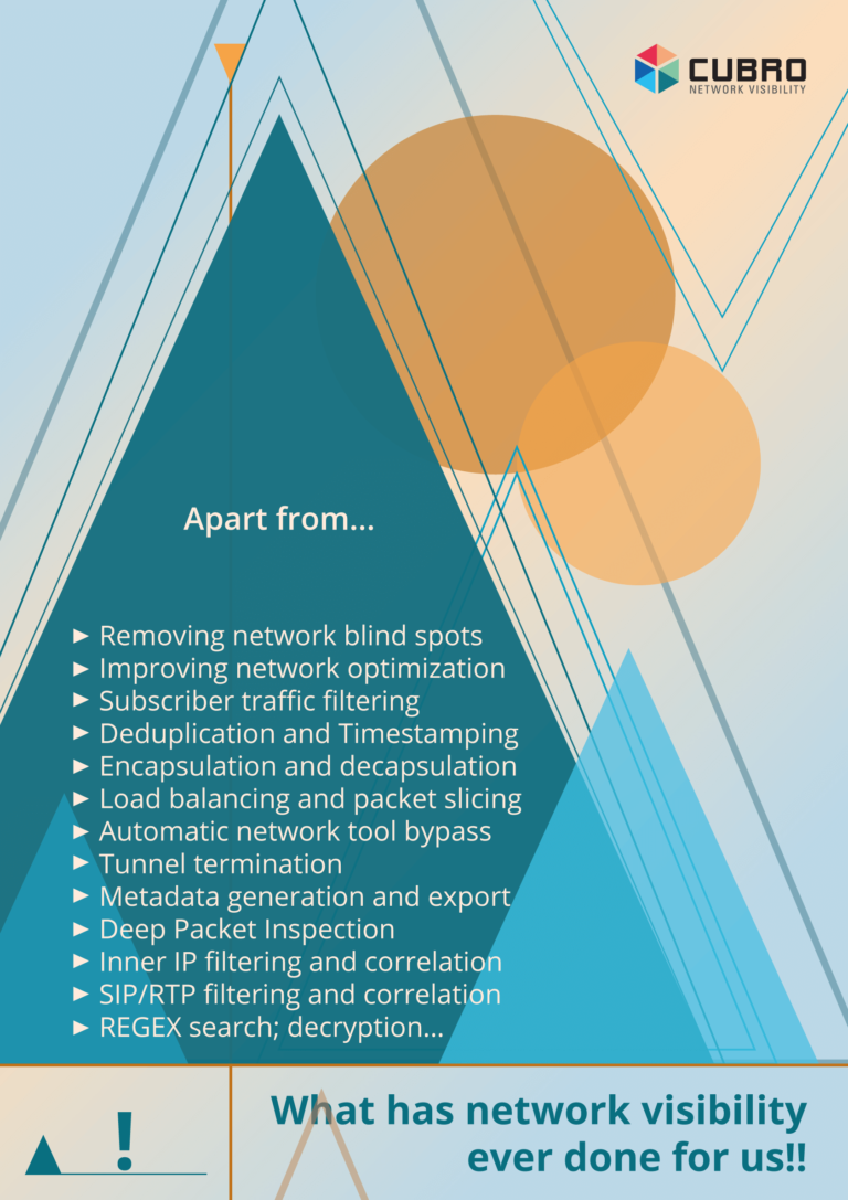 Campaign overview of Cubro Network Visibility
